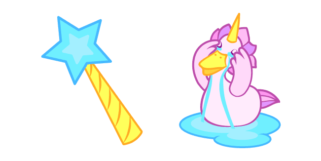 Custom Cursor Pack Cute Duck Unicorn Crying Cursor Helper