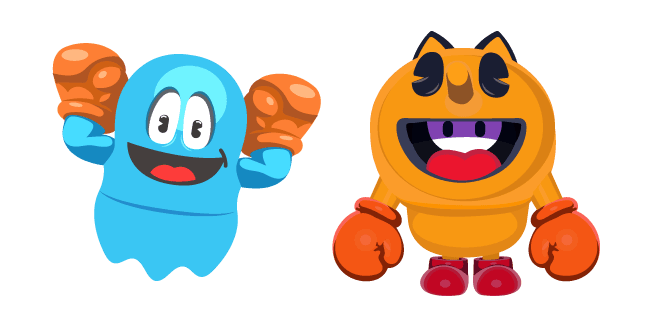 Paquete de cursores personalizados: Fall Guys Pac-Man and Inky Costume ...
