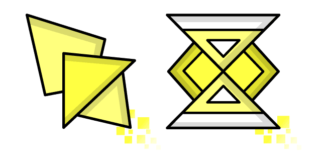 Пакет персонализированных курсоров: Geometry Dash Cube 147 and Wave 5 ... Пакет персонализированных курсоров: Geometry Dash Cube 147 and Wave 5 ...