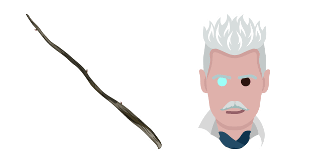 Custom Cursor Pack: Harry Potter Grindelwald Wand - Cursor Helper