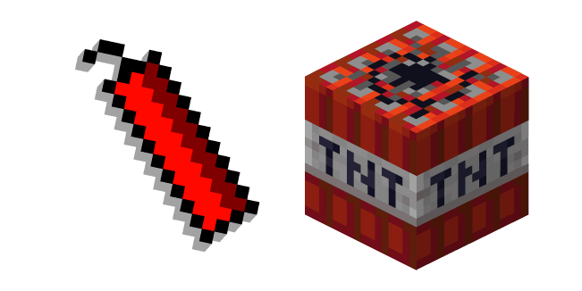 Custom Cursor Pack: Minecraft Dynamite and TNT - Cursor Helper