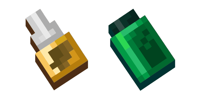Custom Cursor Pack: Minecraft Medicine Eye Drops and Elixir - Cursor Helper