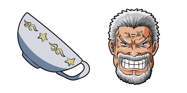 Custom Cursor Pack: One Piece Monkey D. Garp and Cup - Cursor Helper
