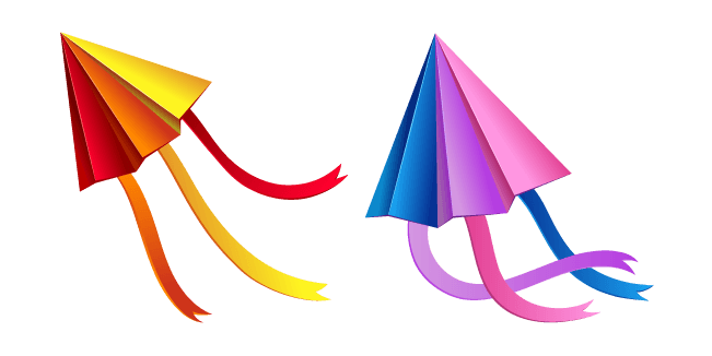 Custom Cursor Pack: Origami Kites - Cursor Helper