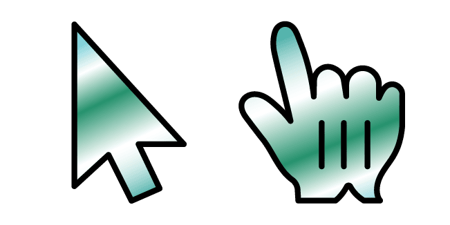 Paquete de cursores personalizados: Pine in Snow Gradient - Cursor Helper Paquete de cursores personalizados: Pine in Snow Gradient - Cursor Helper