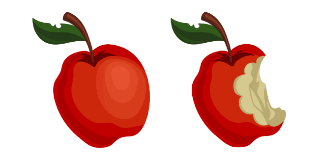 Custom Cursor Pack: Red Apple - Cursor Helper