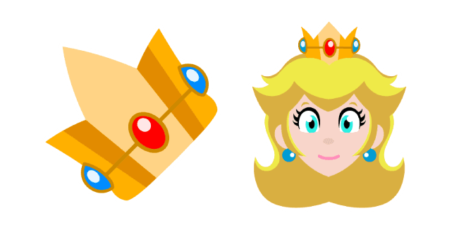 Custom Cursor Pack: Super Mario Princess Peach - Cursor Helper